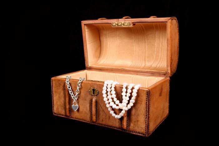 The Leather Man. Leather Caskets